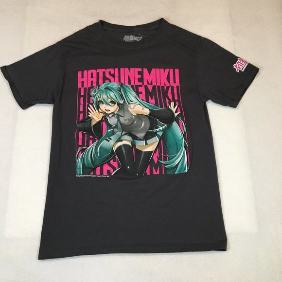 piapro | Tops | Hatsune Miku Extra Small 0 Cotton Shirt | Poshmark